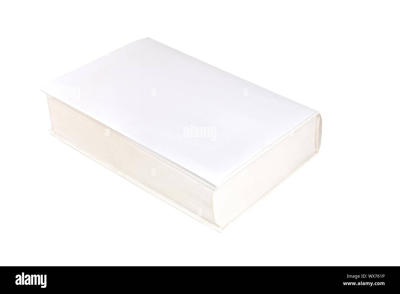 empty and blank book isolated on white background Stock Photo - Alamy