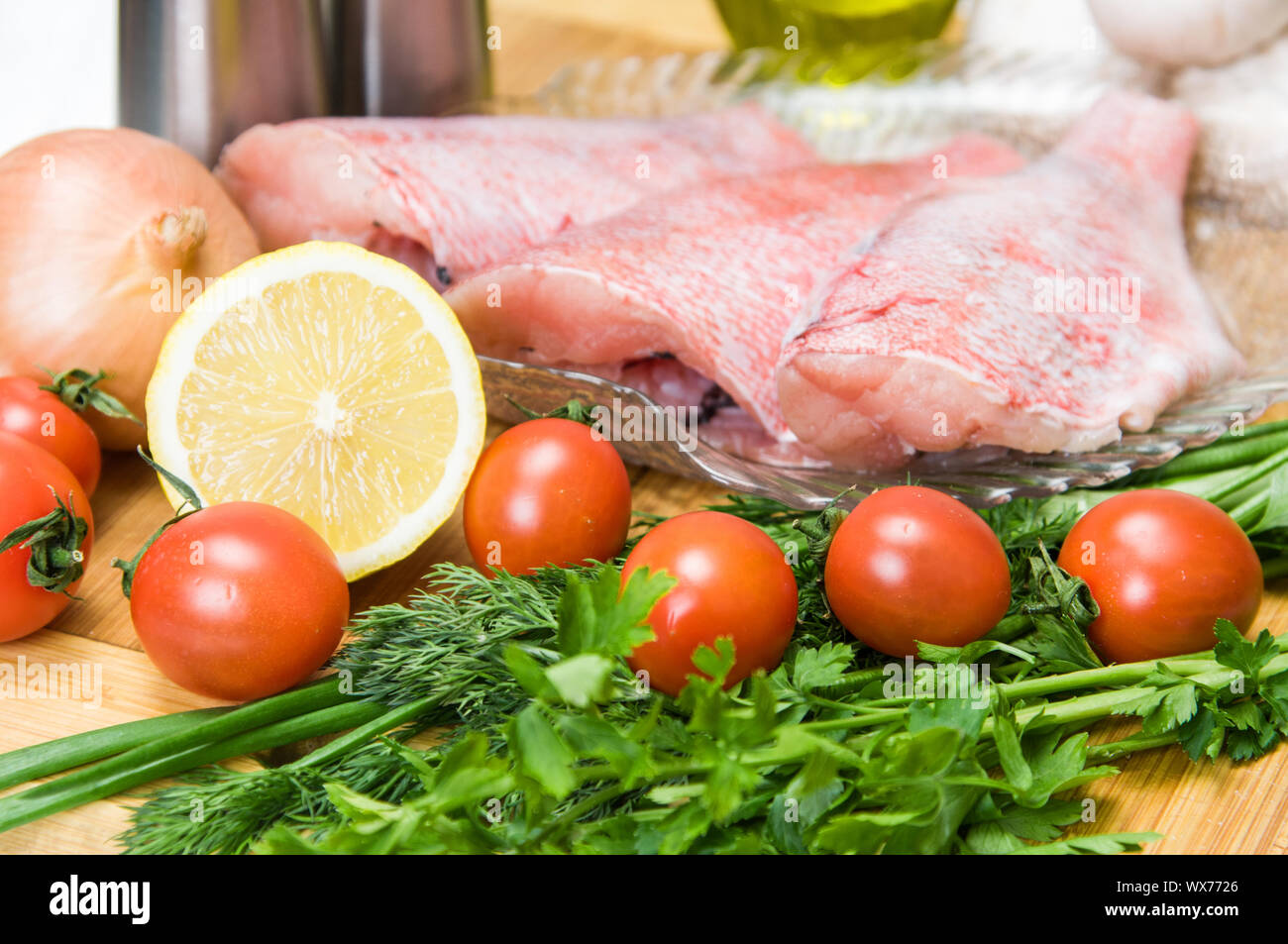 Seabass fillet hi-res stock photography and images - Alamy
