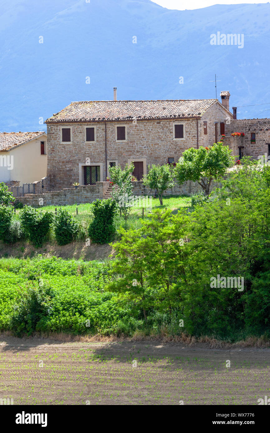 nice view in Italy Marche near Camerino Stock Photo - Alamy
