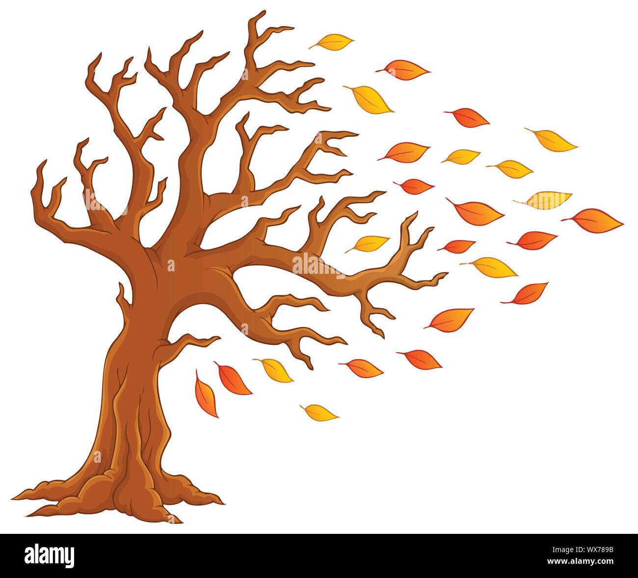 Autumn tree theme image 1 Stock Vector Image & Art - Alamy