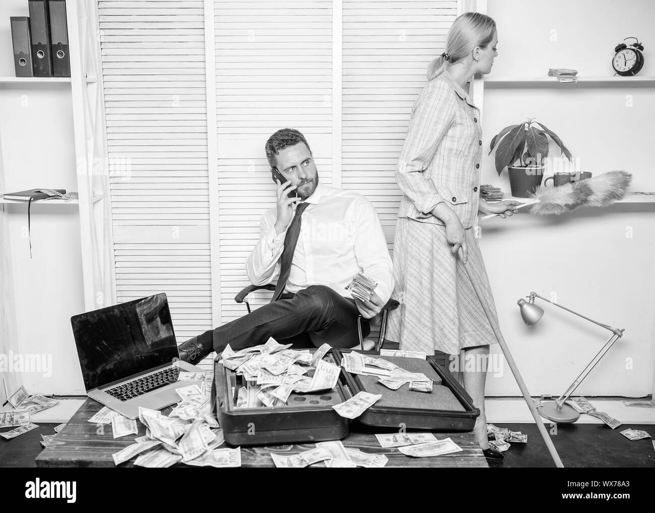 Female discrimination at workplace. Discrimination concept. Woman ...