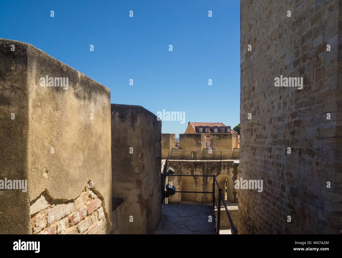 inner yard of fortress Stock Photo - Alamy