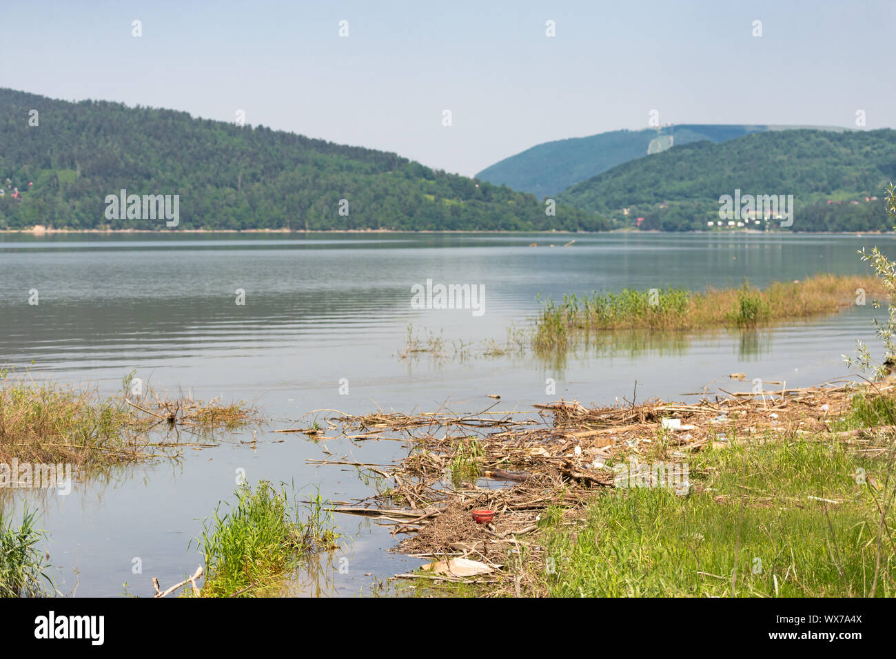 A polluted lake in southern Poland. Not all lakes in Europe are clean ...