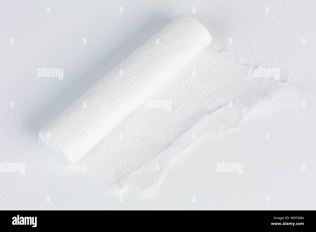 medical bandage on white background Stock Photo - Alamy