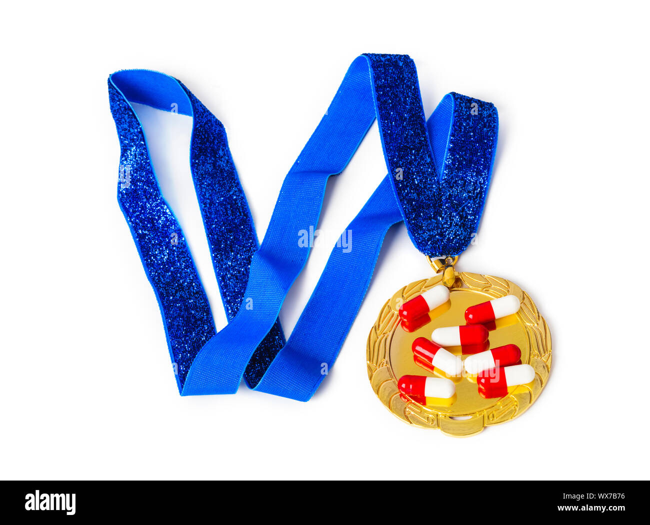 Gold capsule Cut Out Stock Images & Pictures - Alamy