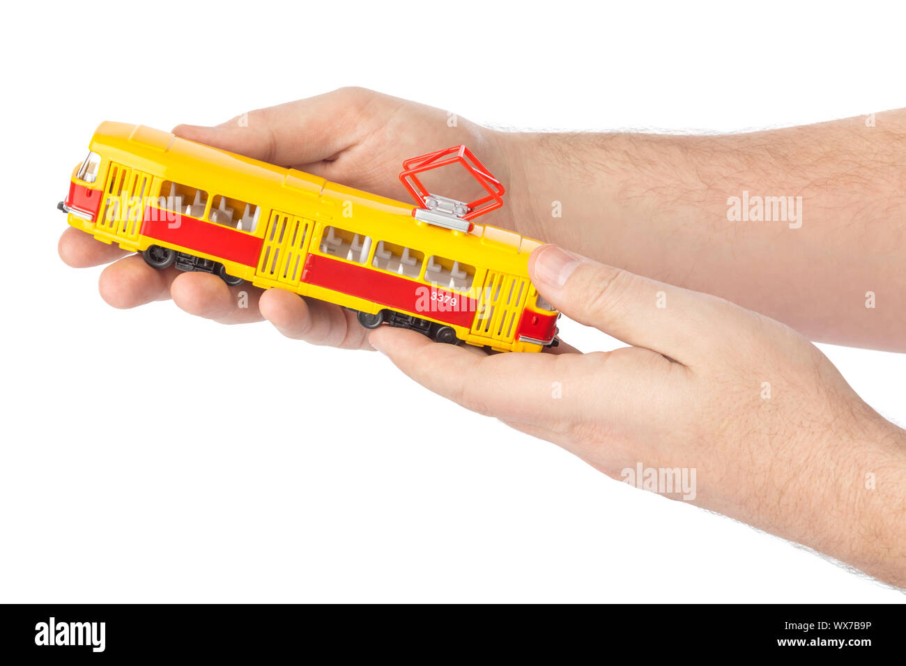 Driving toy car hands hi-res stock photography and images - Alamy