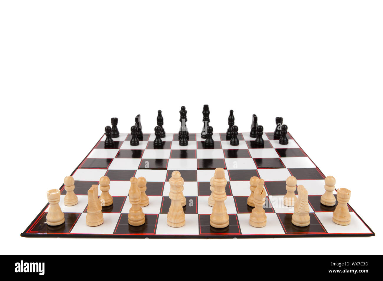 A game of chess ready to start Stock Photo - Alamy