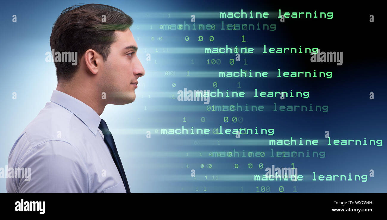 Cognitive computing and machine learning concept Stock Photo - Alamy