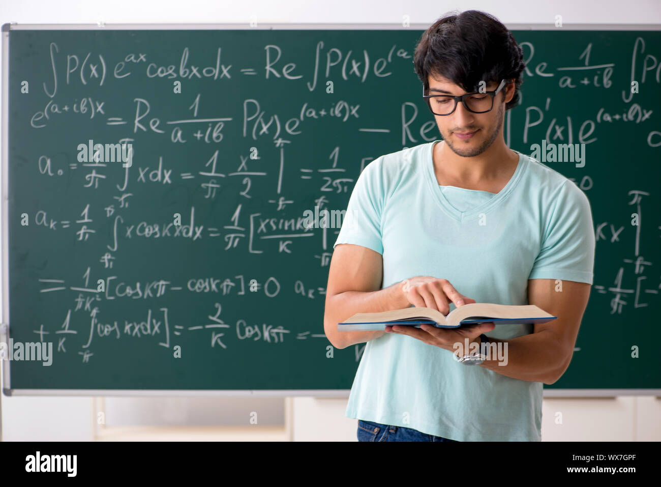 Boy board algebra hi-res stock photography and images - Alamy