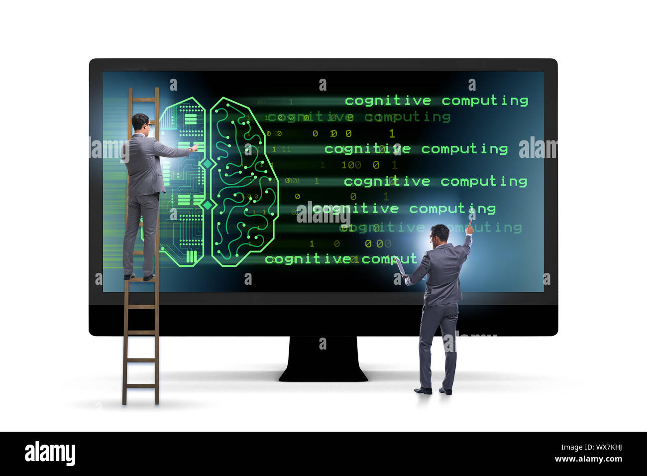 Cognitive computing and machine learning concept Stock Photo - Alamy