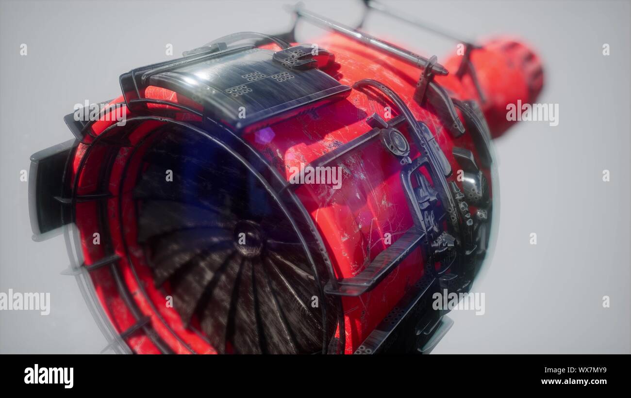 jet engine turbine parts Stock Photo - Alamy