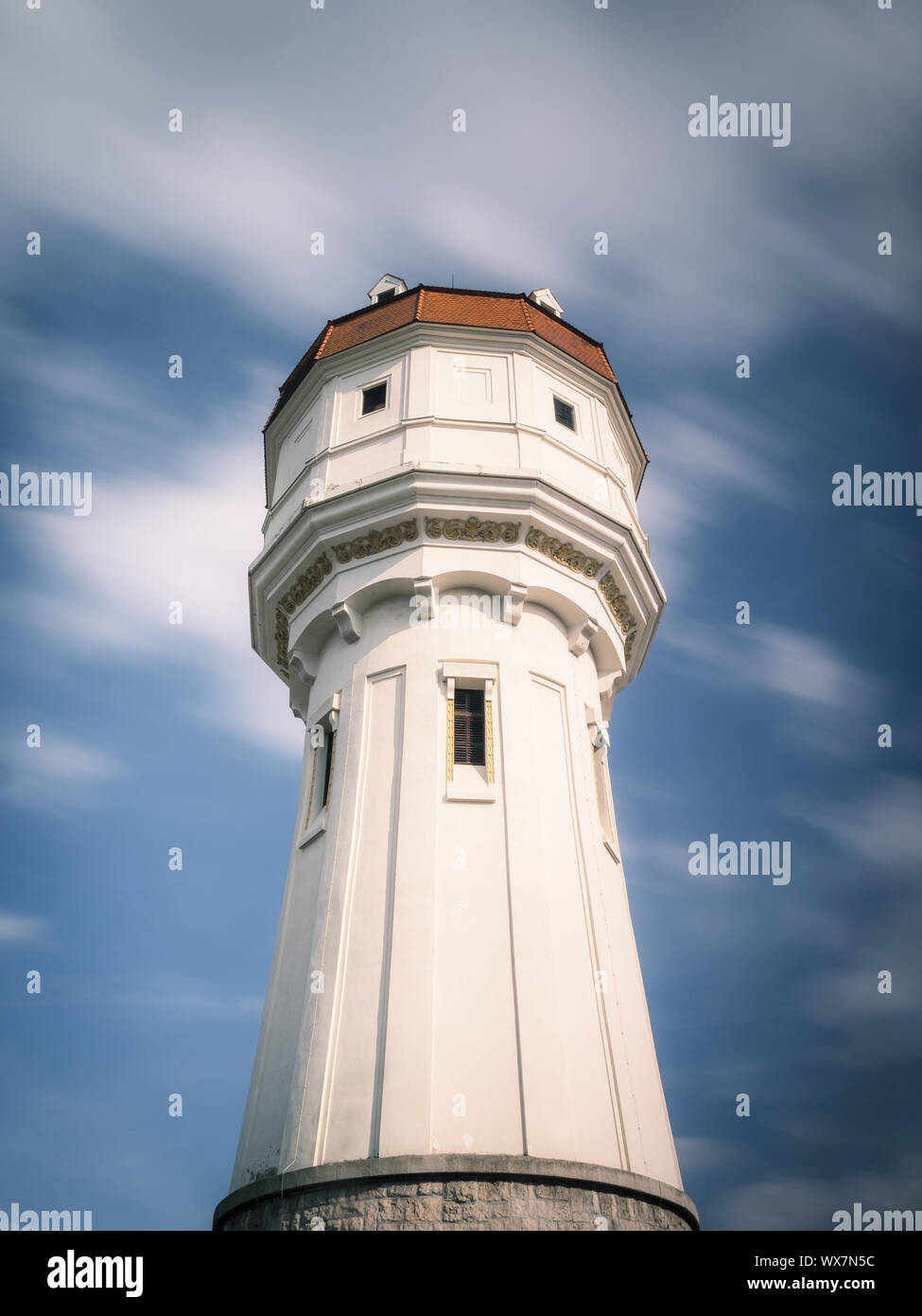 water supply tower in wiener neustadt austria Stock Photo - Alamy
