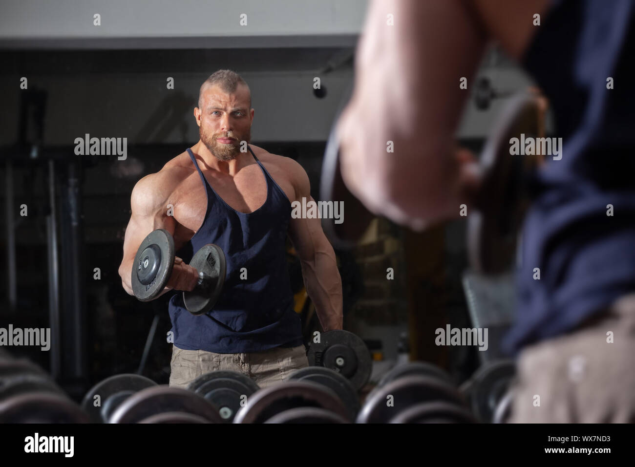 Active body bodybuilder gym health weight hi-res stock photography and ...