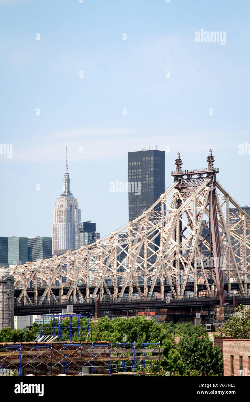 View of Manhattan from Queens Stock Photo - Alamy