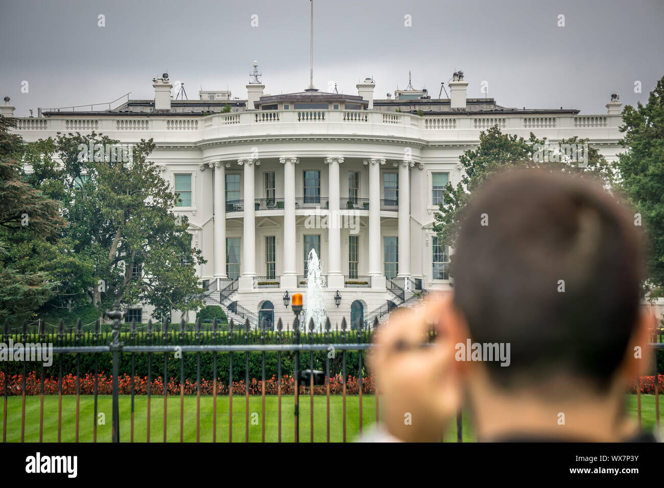 The white house washington dc aerial hi-res stock photography and ...