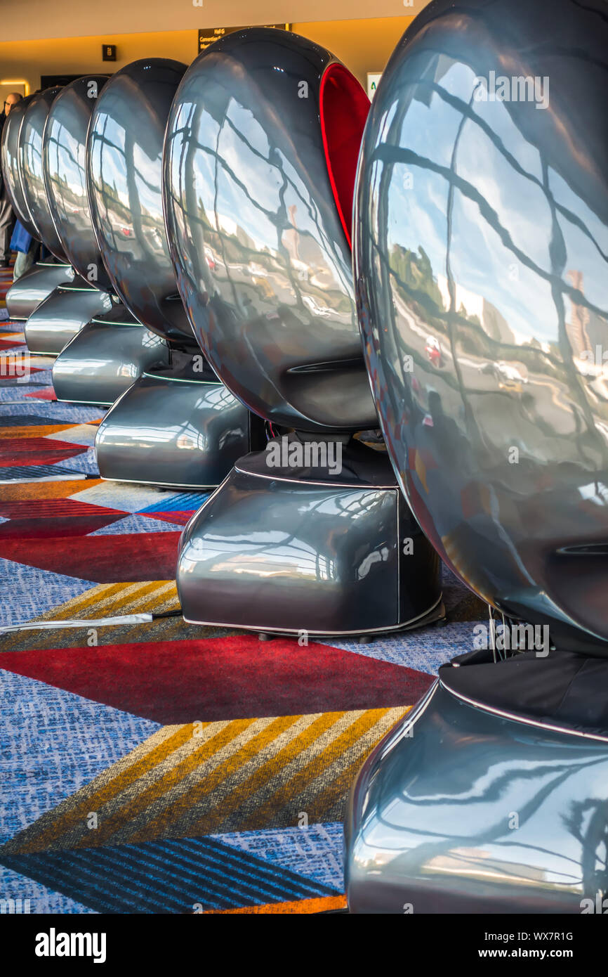 experience mars virtual reality attraction ride Stock Photo - Alamy