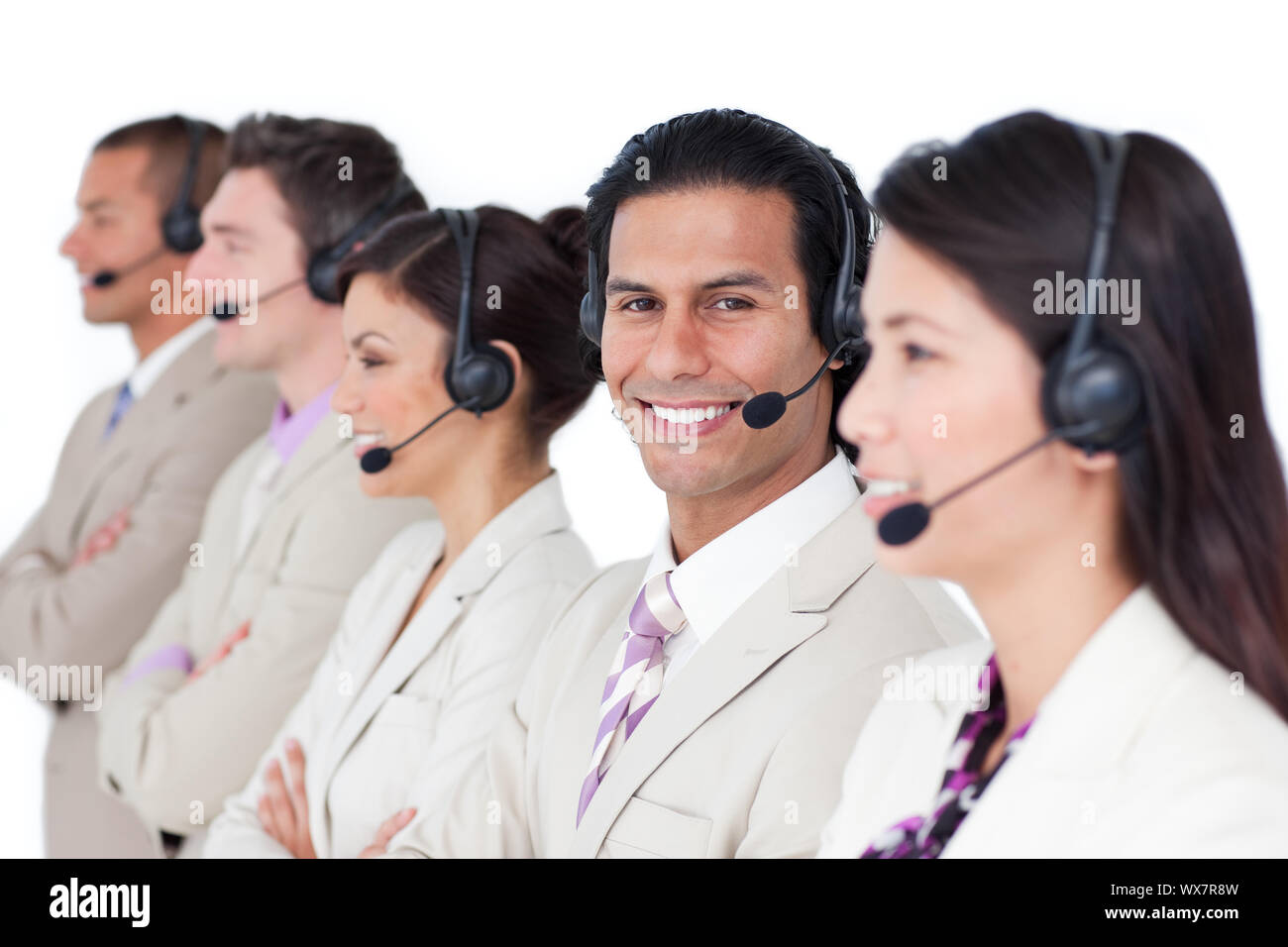 Latin customer agent team hi-res stock photography and images - Alamy