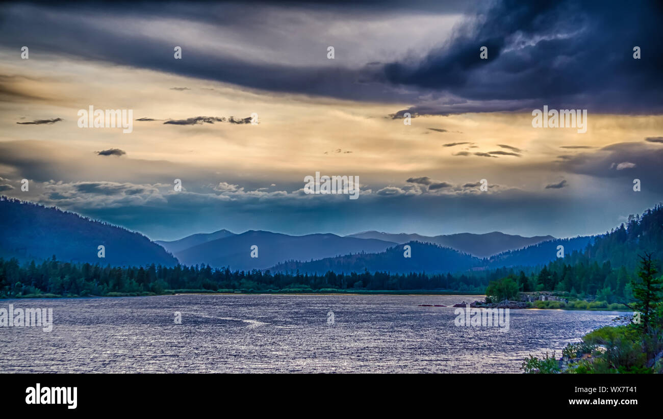 nature and scenes around flathead national forest montana Stock Photo ...
