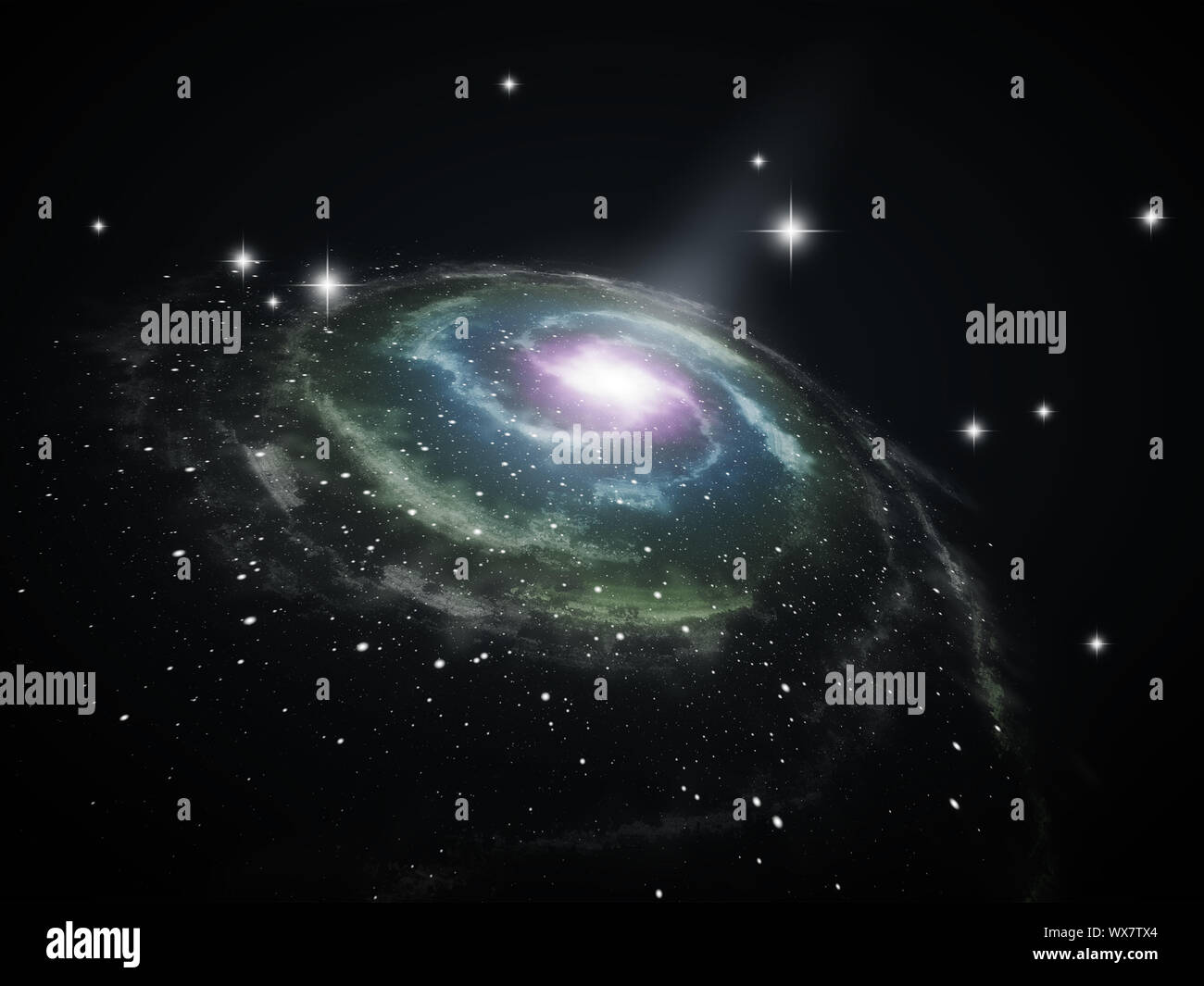 Spiral galaxy core hi-res stock photography and images - Alamy