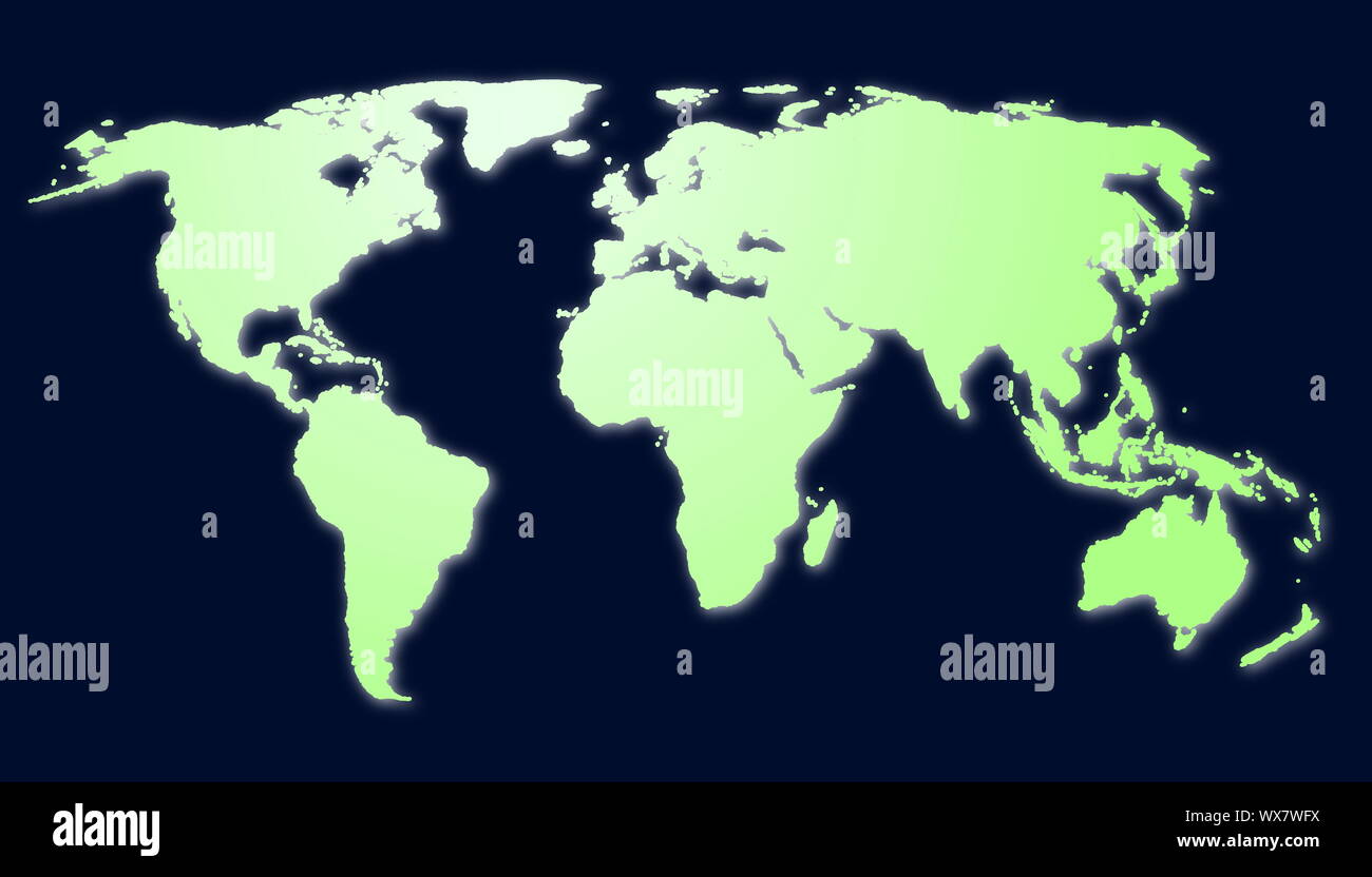global economy or business concept with world map or globe Stock Photo ...