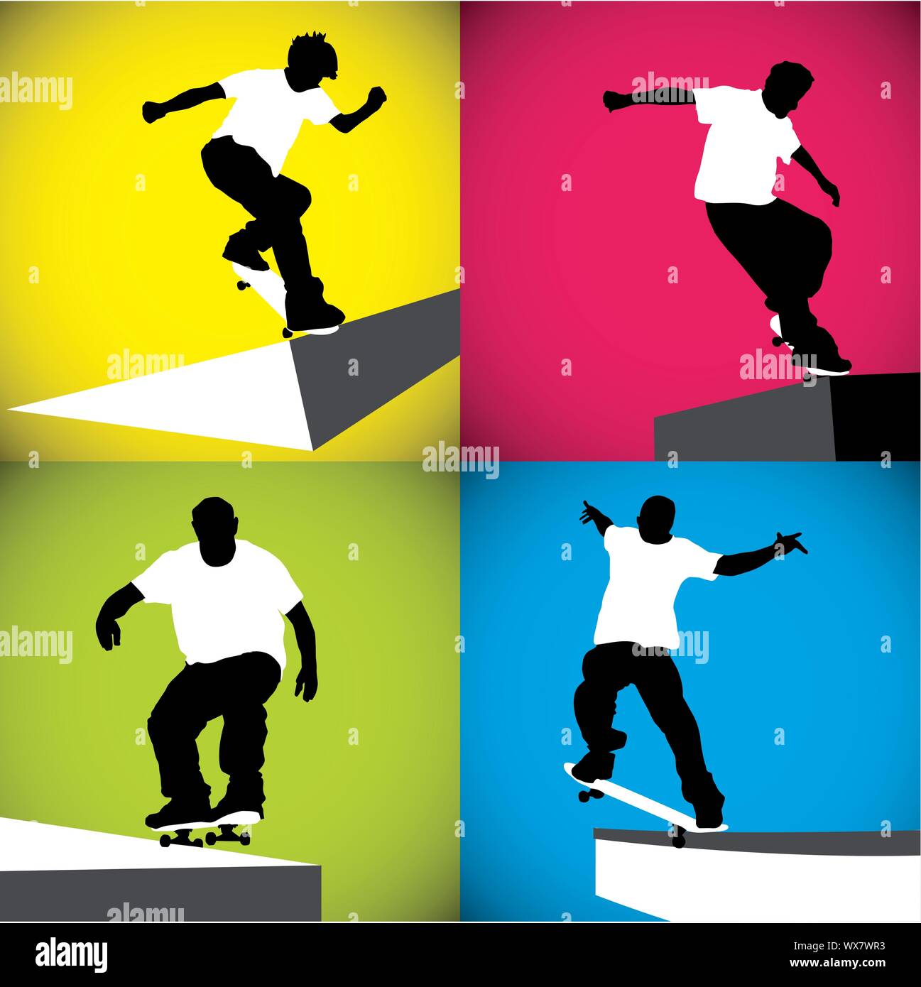 Curb ramp Stock Vector Images - Alamy