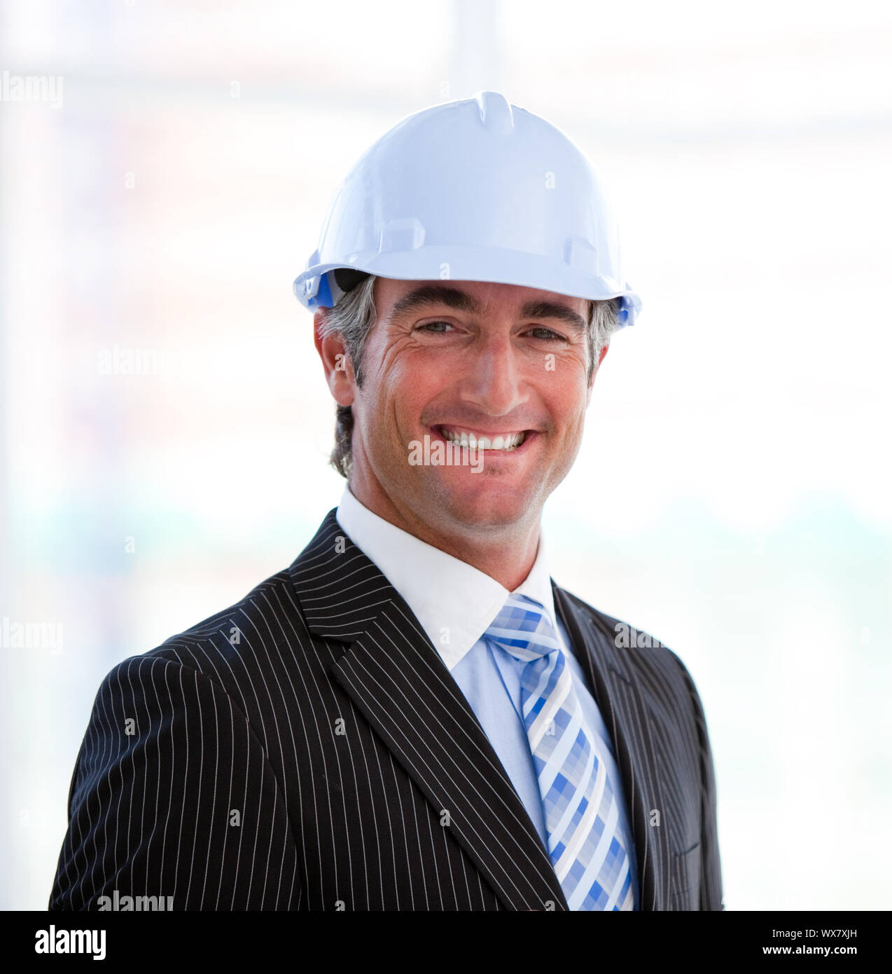 Portrait of a successful male architect in his office Stock Photo - Alamy