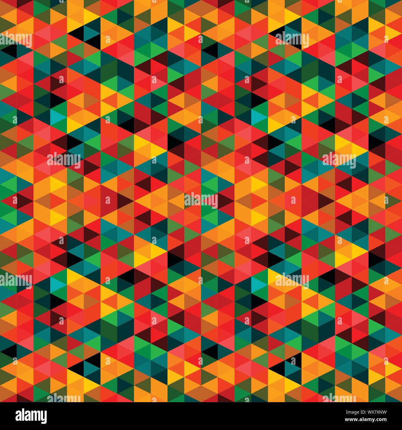 Abstract Pixel Triangle Pattern Stock Vector Image & Art - Alamy