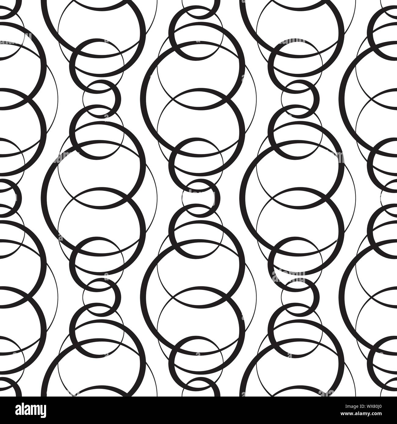 Seamless Circles Pattern Stock Vector Image & Art - Alamy