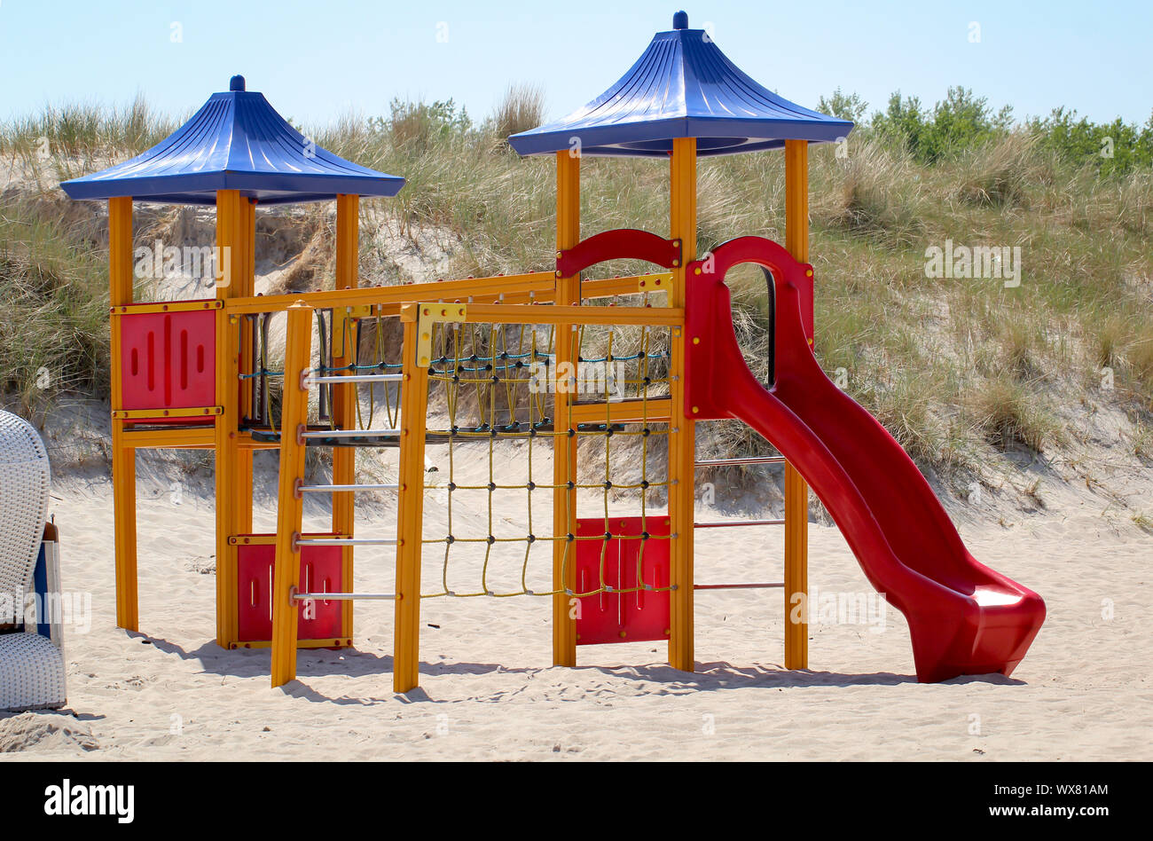 playground on beach Stock Photo - Alamy