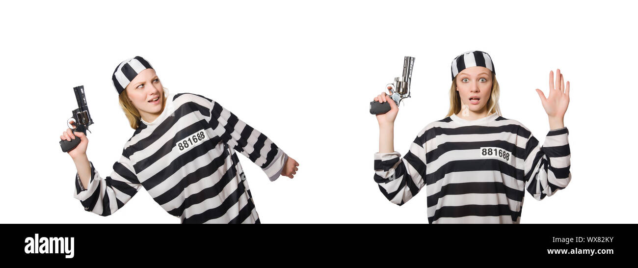 Female prison inmate Cut Out Stock Images & Pictures - Alamy