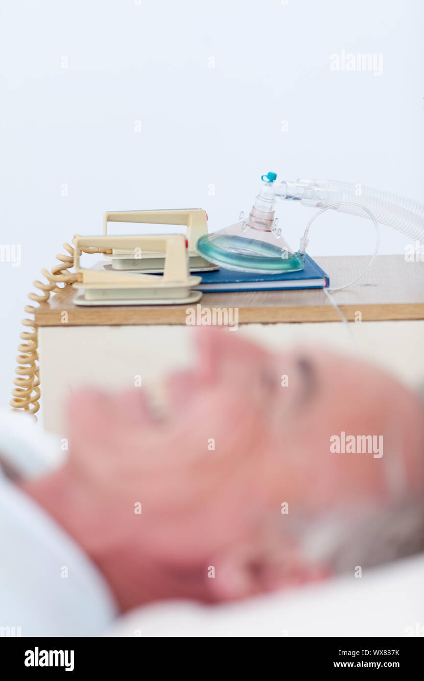 Focus on medical resuscitation equipment in a hospital Stock Photo - Alamy