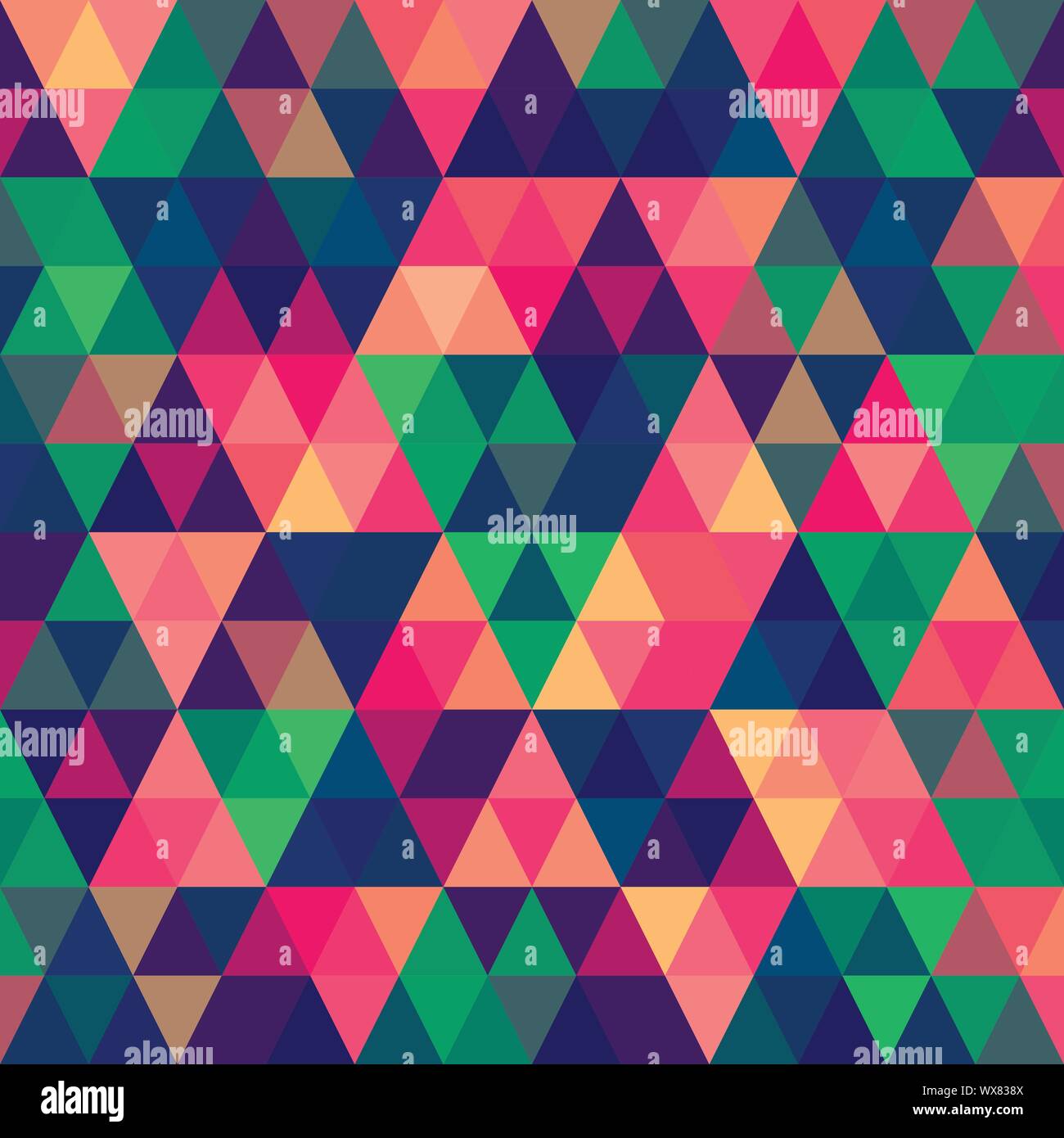 Abstract Pixel Triangle Pattern Stock Vector Image & Art - Alamy