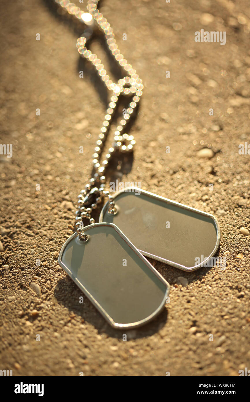 Dog tags background Stock Photo - Alamy
