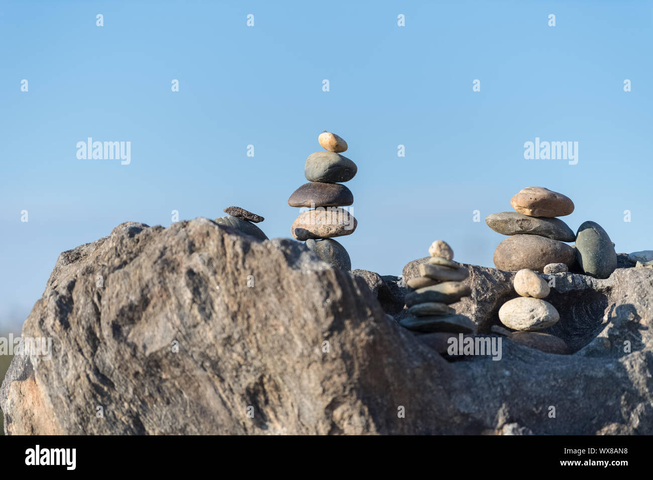 stone stack closeup Stock Photo - Alamy