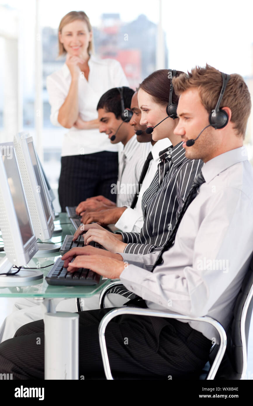 Indian call center training hi-res stock photography and images - Alamy
