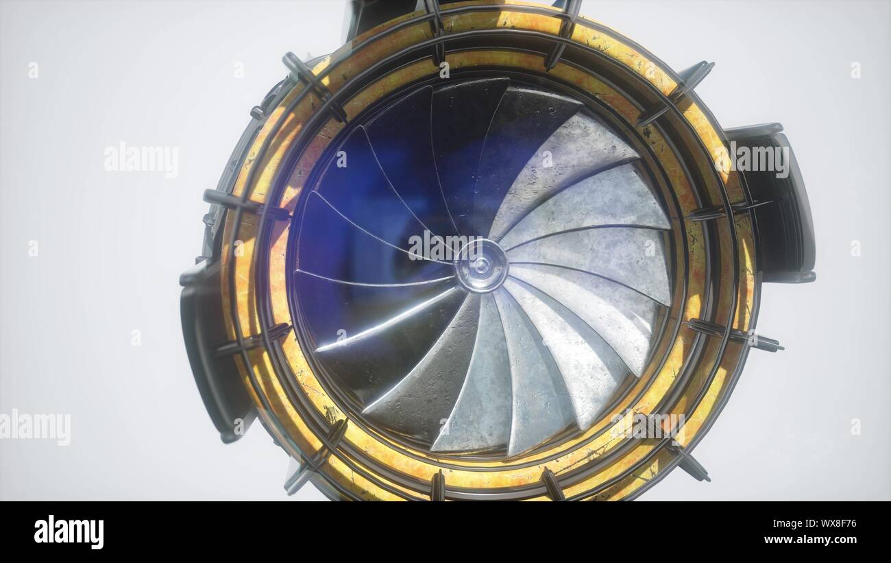 jet engine turbine parts Stock Photo - Alamy