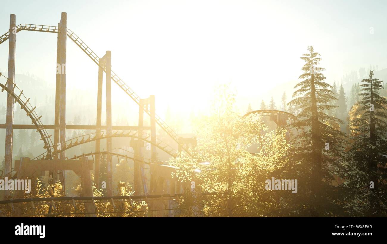 Fairgrounds roller coaster in hi-res stock photography and images - Alamy