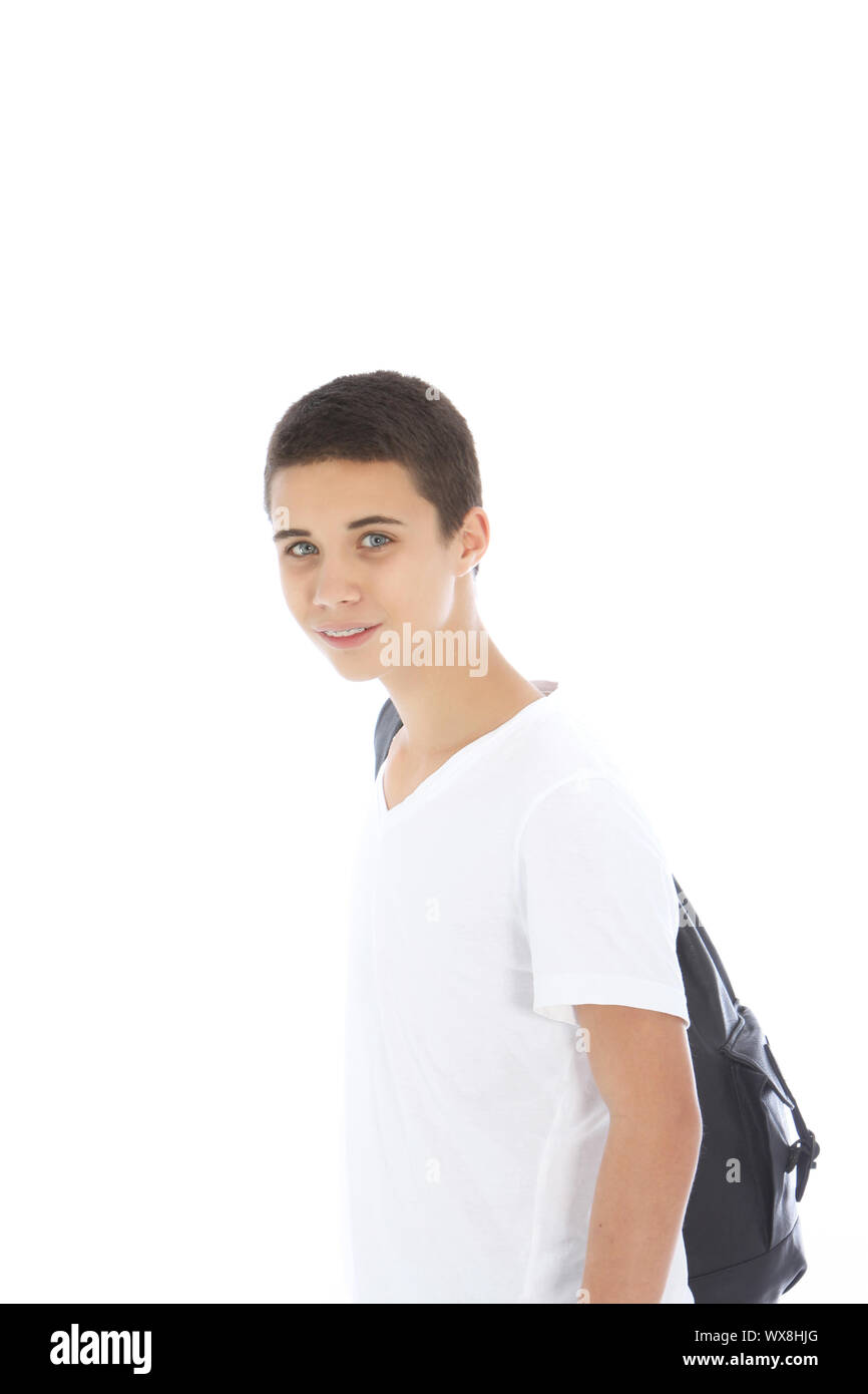 Boy Standing Sideways