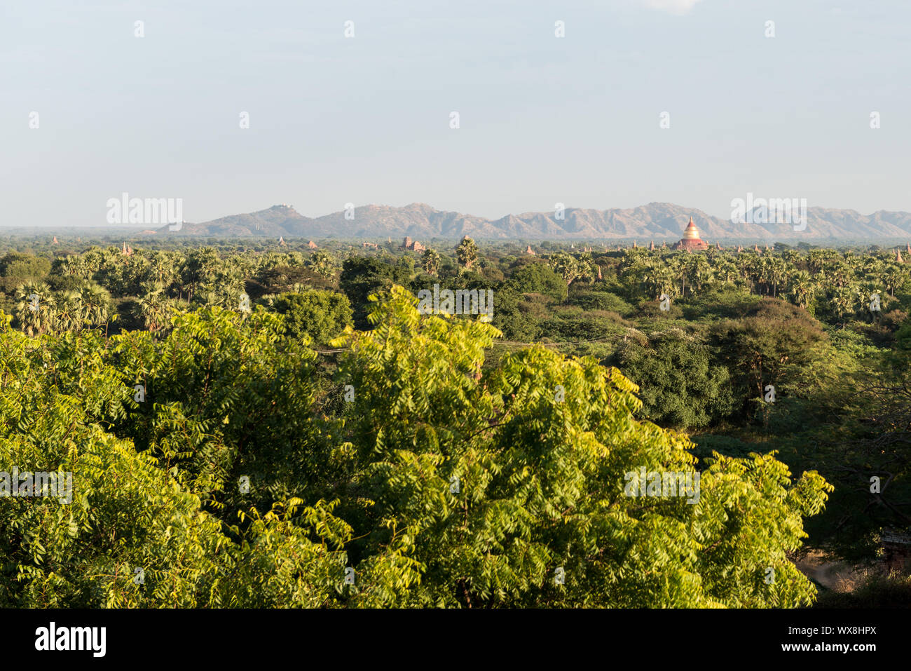 Horizontal picture of spetacular view of nature in the archeological ...