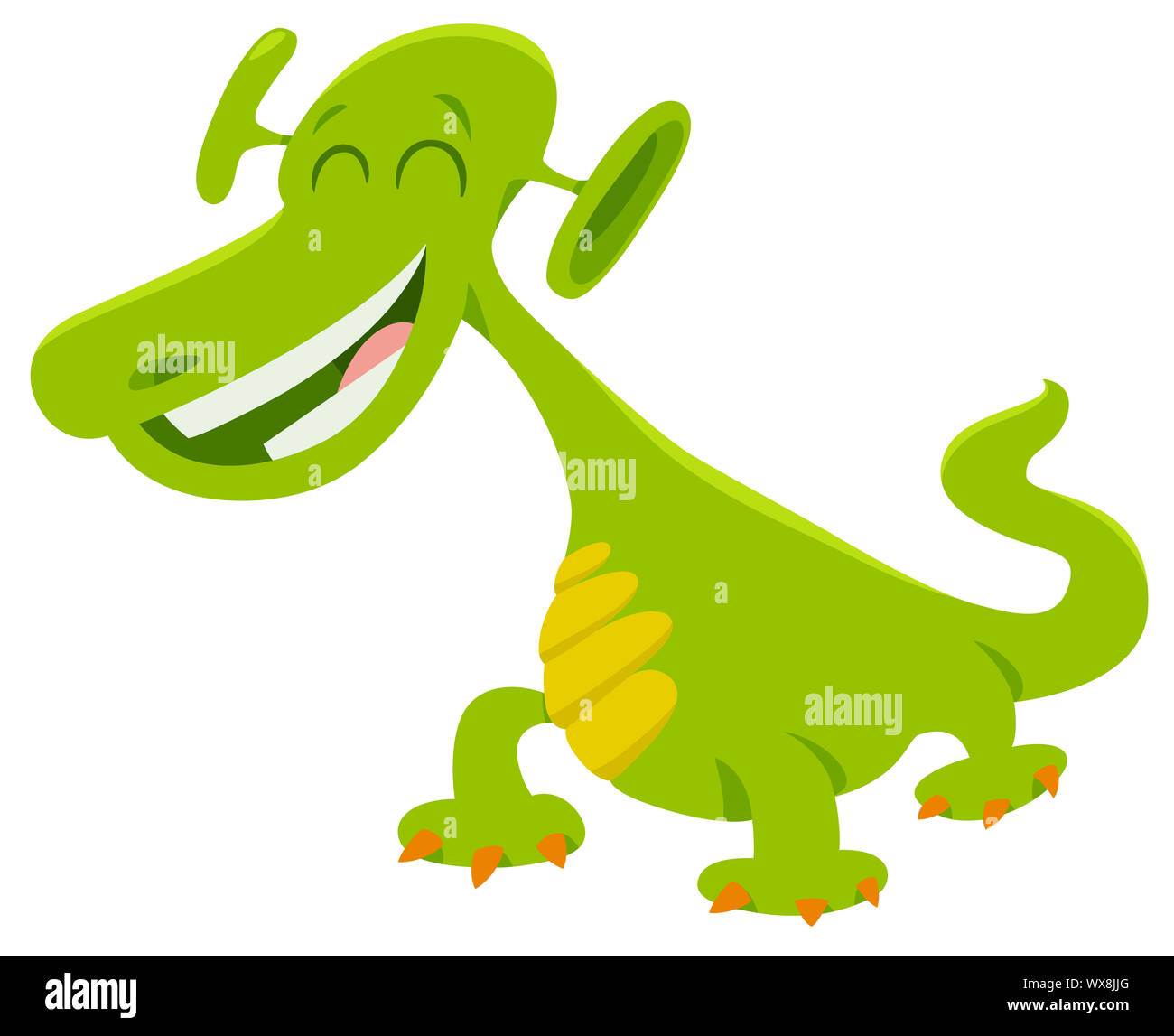 fantasy dragon cartoon illustration Stock Photo - Alamy