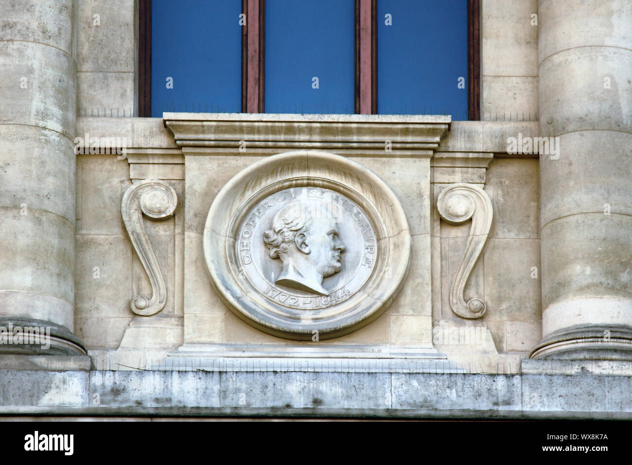 Ancient bas-reliefs on the Windows and walls of historical buildings ...