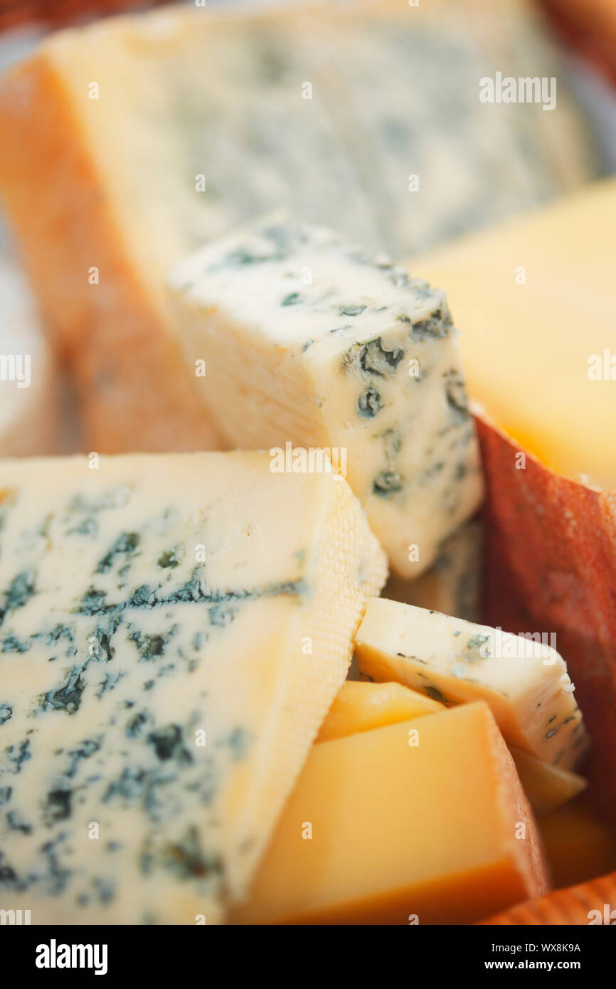 Various types of cheese composition Stock Photo - Alamy