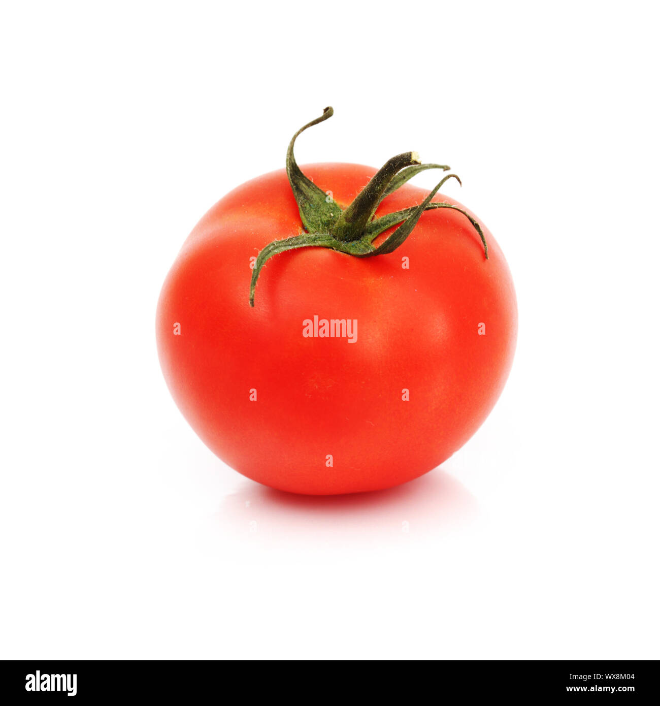 one tomato isolated on white Stock Photo - Alamy