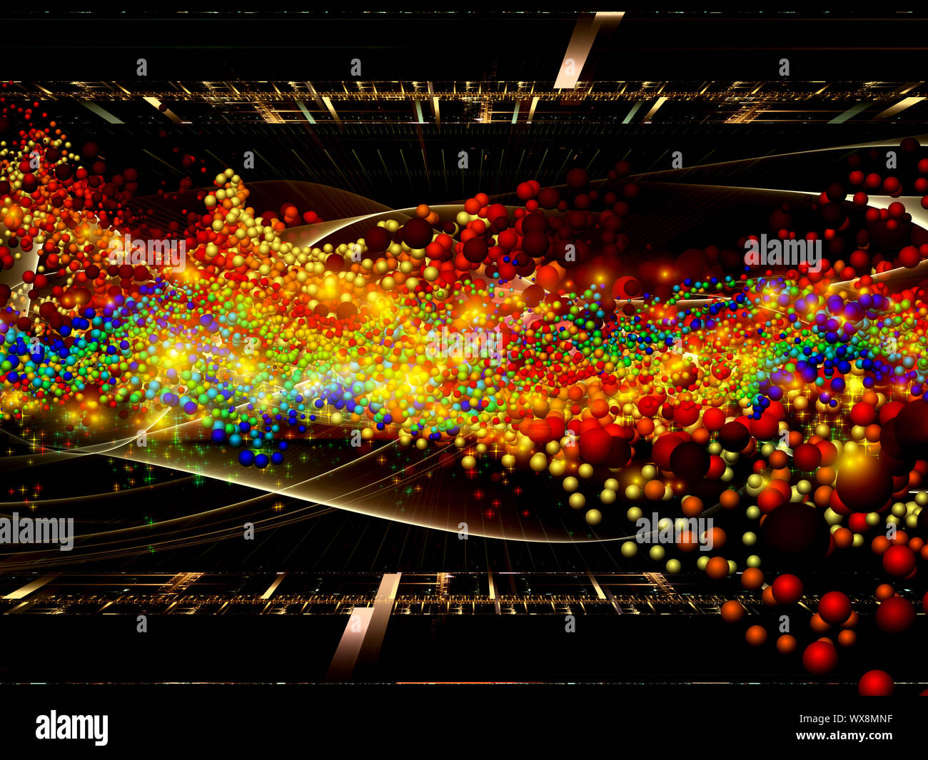 Composition of molecular elements in space to serve as a supporting ...