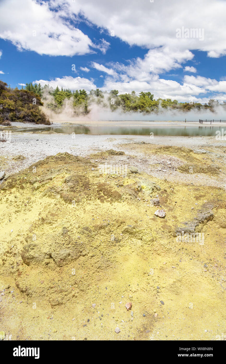 geothermal activity at Rotorua in New Zealand Stock Photo - Alamy