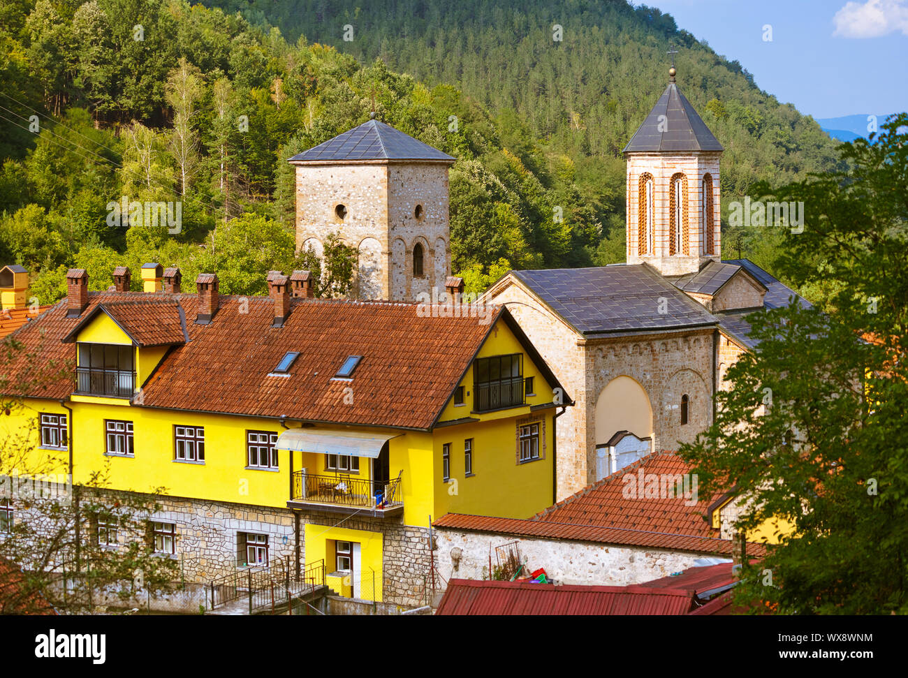 The medieval monastery Raca - Serbia Stock Photo - Alamy