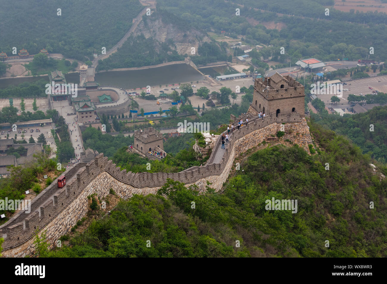 Great Wall of China at Badaling - Beijing Stock Photo - Alamy