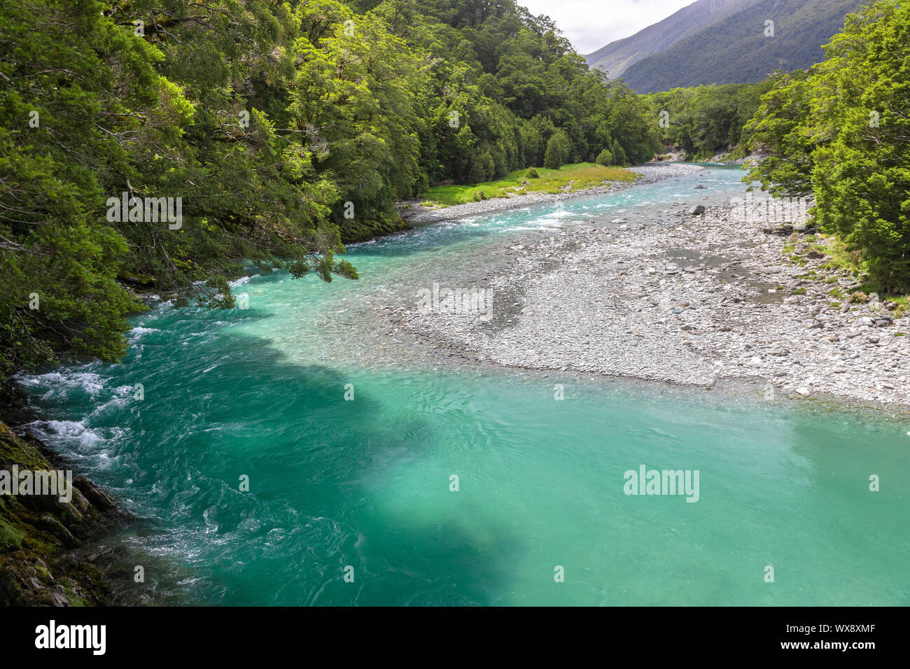 Haast River Landsborough Valley New Zealand Stock Photo - Alamy
