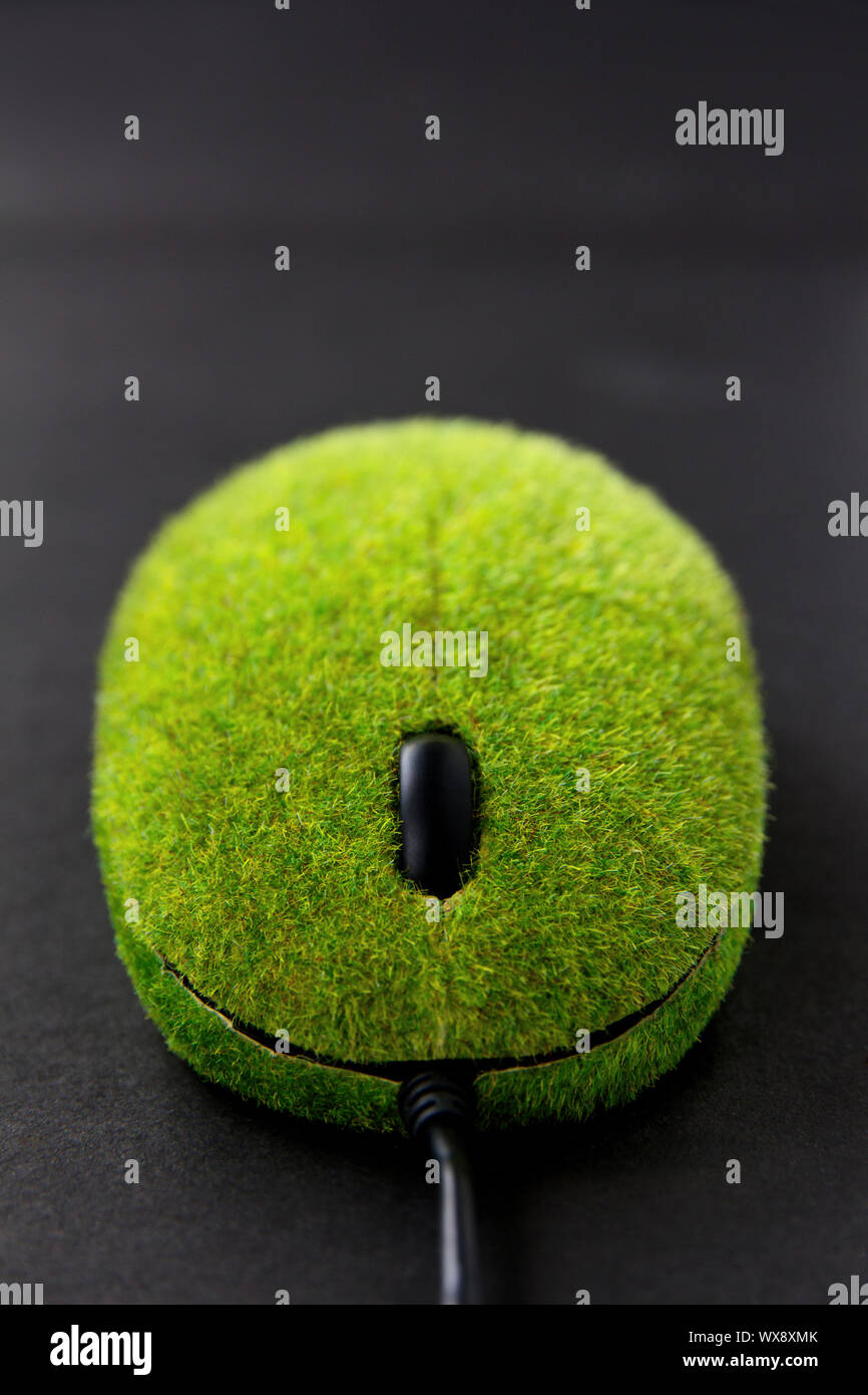 abstract image of Eco computer mouse Stock Photo - Alamy