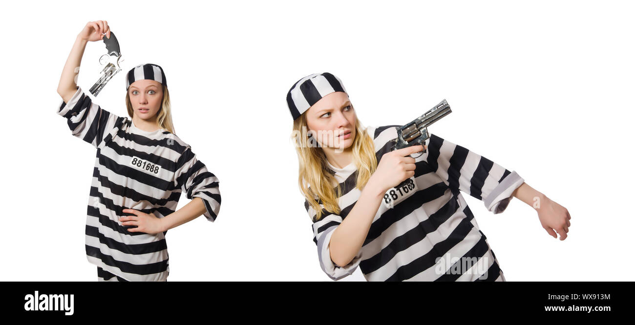 Female prison inmate Cut Out Stock Images & Pictures - Alamy